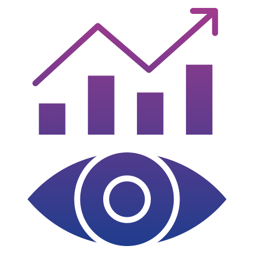 Predictive analysis Generic gradient fill icon Predictive analysis Generic gradient fill icon